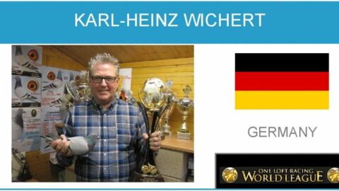 Karl-Heinz Wichert 1st Place Speed Championship 2021, One Loft Race World League ...